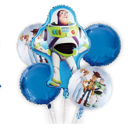 Buzz Lightyear Foil Balloon Set（5PCS) NZ$7.99 - newbrightparty