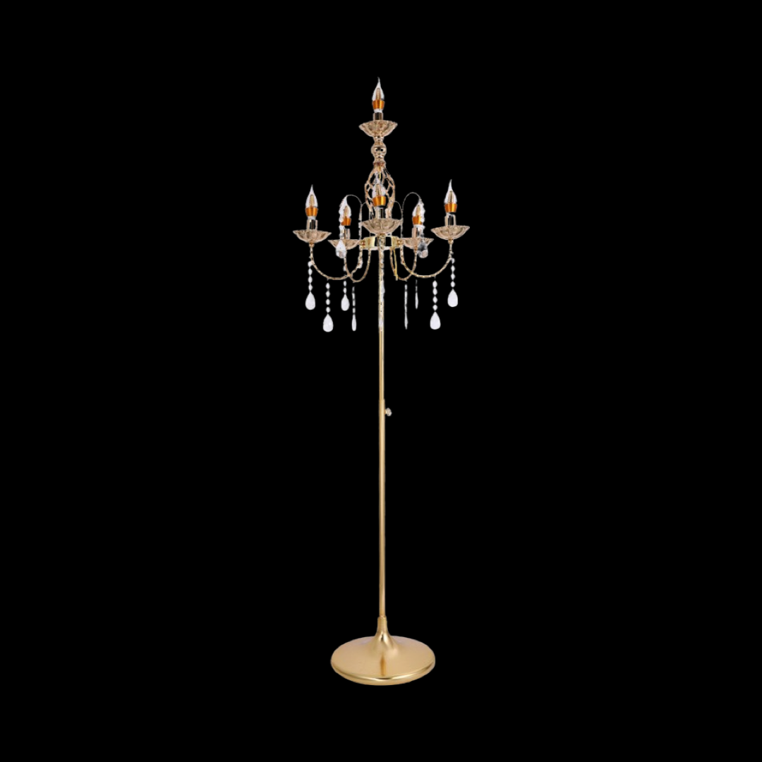 Adjustable Wedding Floor Lamp Gold (1.3m-1.6m) PICK UP ONLY NZ$159.00 ...