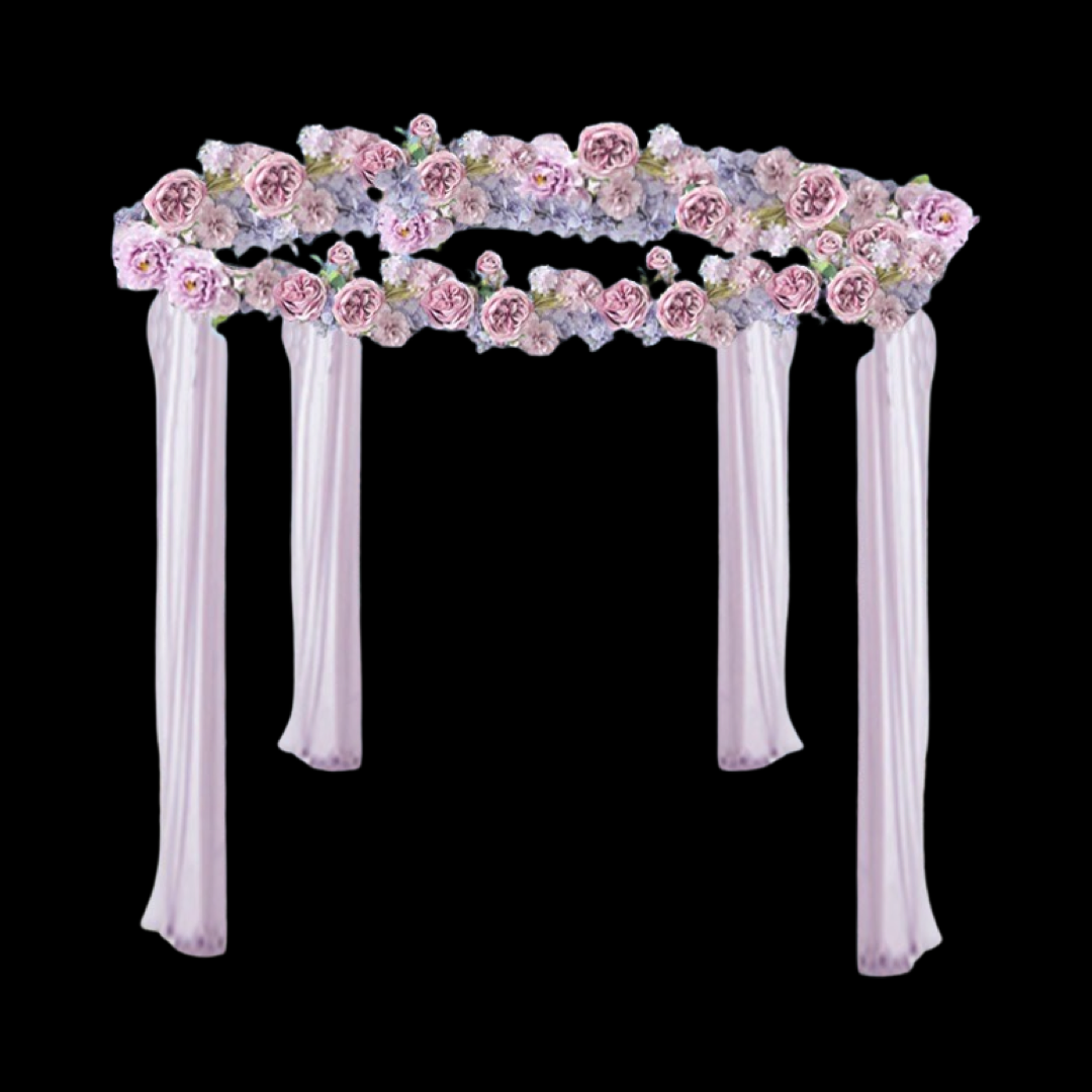 Round Wedding Arch Frame Sliver (2.8m*2.8m) NZ$480.00 - newbrightparty